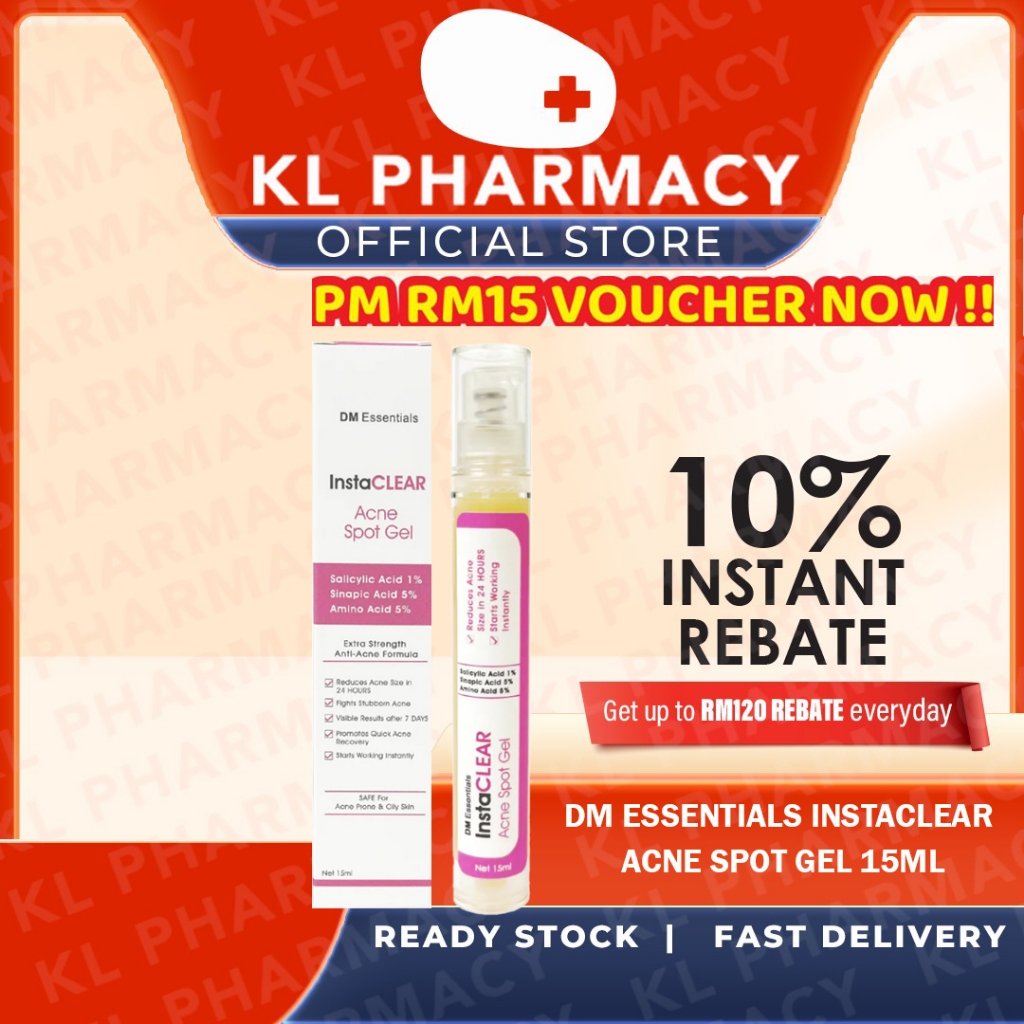 DM Essentials Instaclear Acne Spot Gel 15ML | Shopee Malaysia