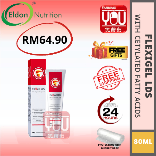 [YOU PHARMACY] Eldon Flexigel LDS With Cetylated Fatty Acids 80Ml With ...