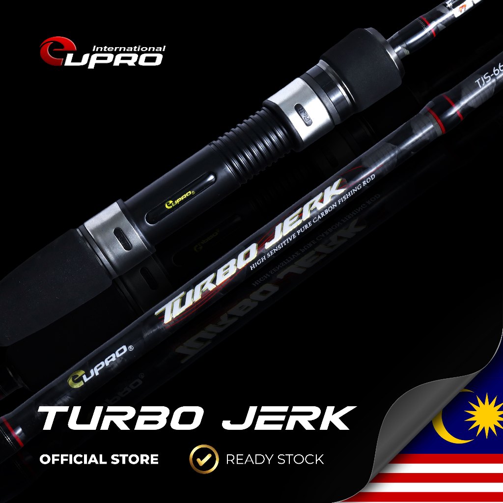 Eupro Turbo Jerk SALTWATER Jigging, Slow Jigging Long Fall Rod | Shopee ...
