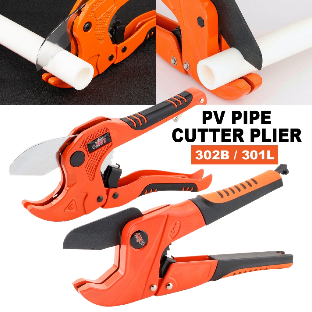 Heavy Duty Orange Black PV Pipe Cutter (Max 42mm) Plumbing Hand Tool ...