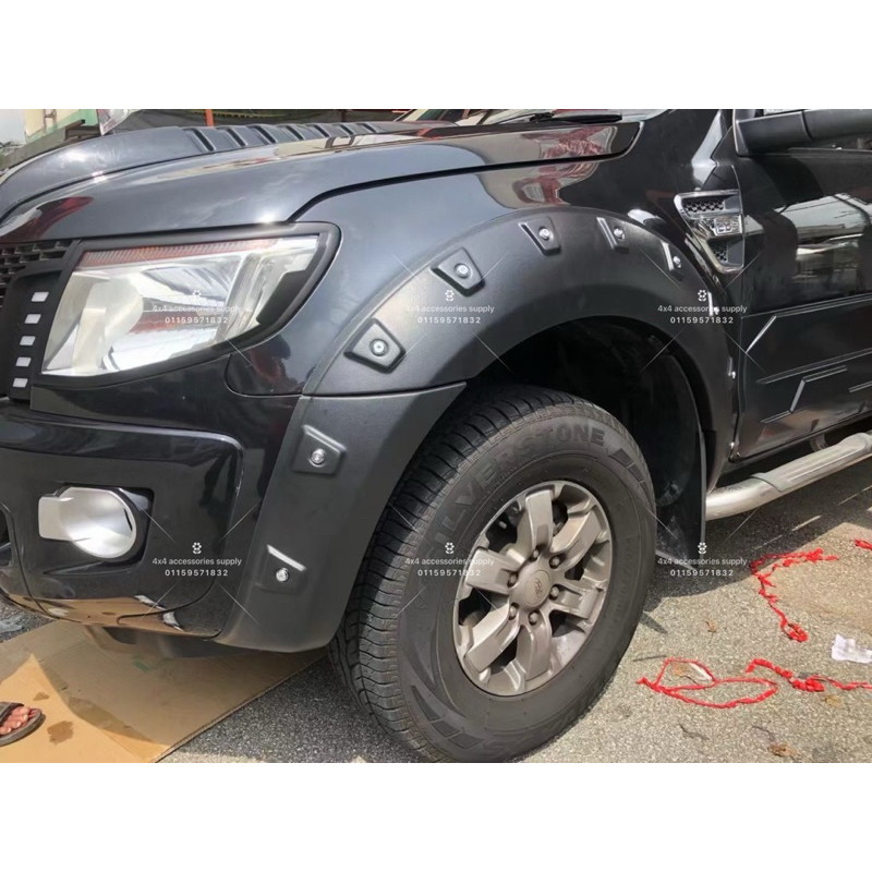 Ford Ranger T6 Fender Arch (Kasar) With Nut Fender Arch Ranger Fender ...