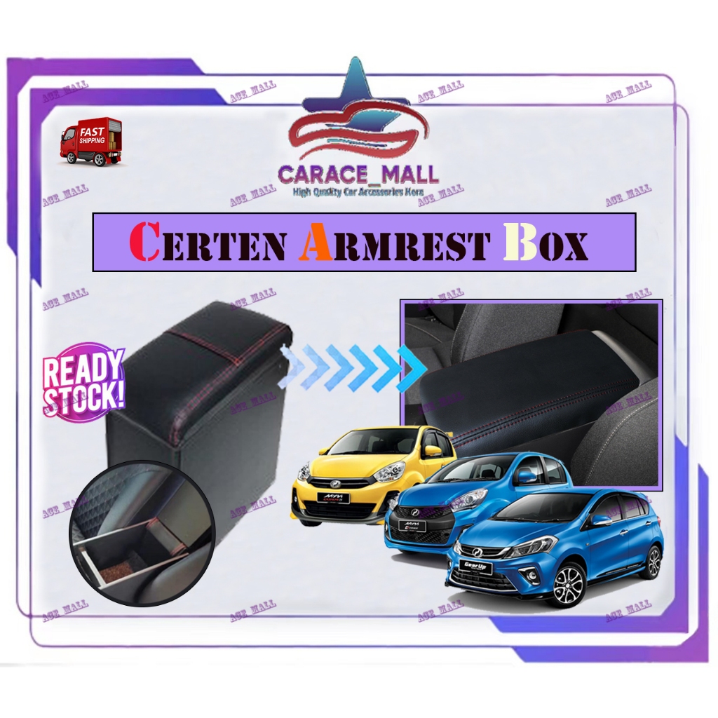Perodua Myvi Center Armrest Box Car Storage Box OEM Armrest-Box Kereta ...