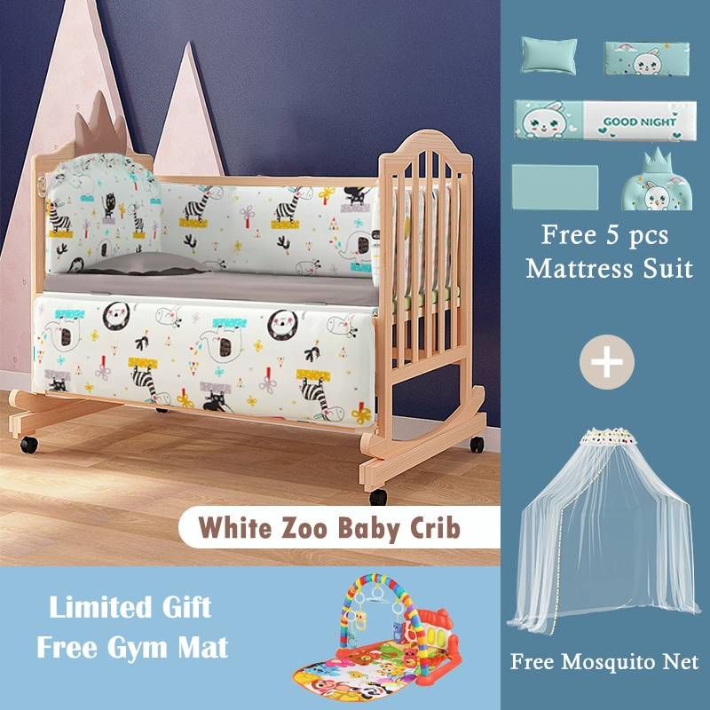 (ship discount)COD 3in1 Baby Crib Baby cot Solid Wood Crib ...