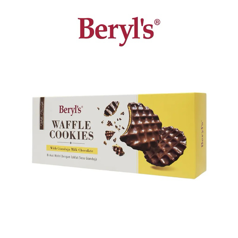 Beryl's Waffle Cookies Coated With Gianduja Milk Chocolate (80g ...