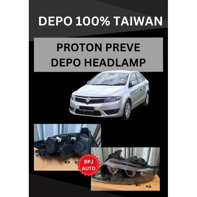 PREVE HEADLAMP DEPO BRAND | Shopee Malaysia