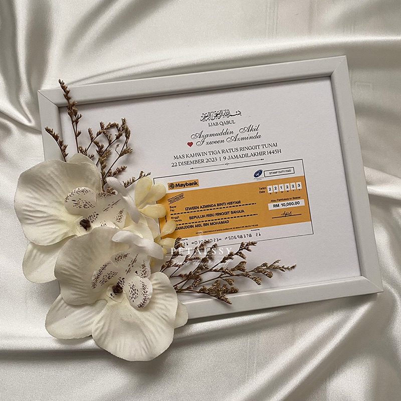 FRAME MAS KAHWIN BAJET MURAH | Shopee Malaysia