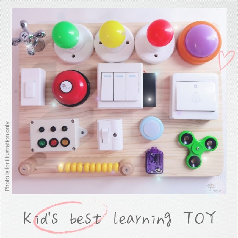 Papan Sibuk Busy Board Montessori | Shopee Malaysia