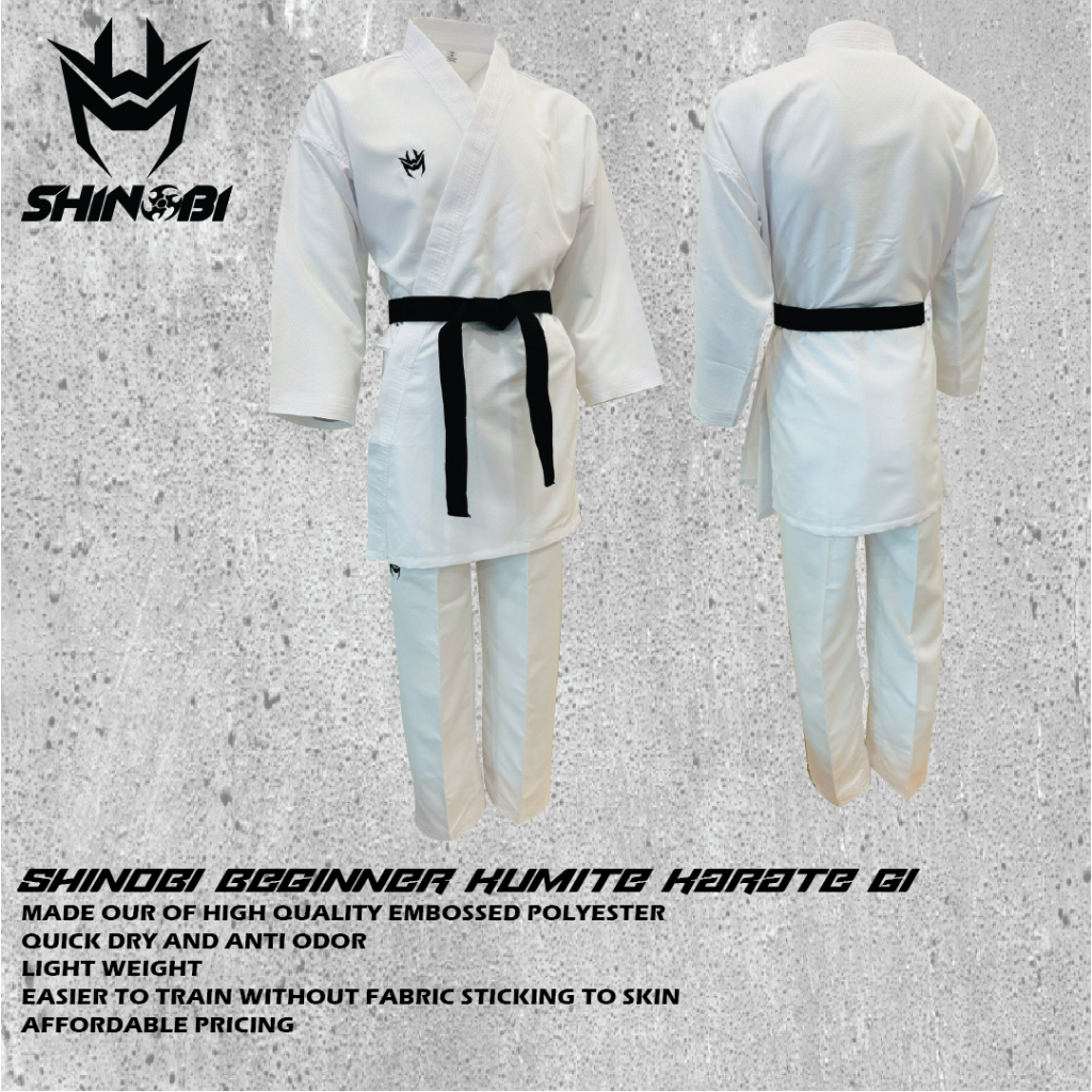 SHINOBI KARATE FIGHTER 01 KUMITE PERFORMANCE GI MMA MUAY THAI TAEKWONDO ...