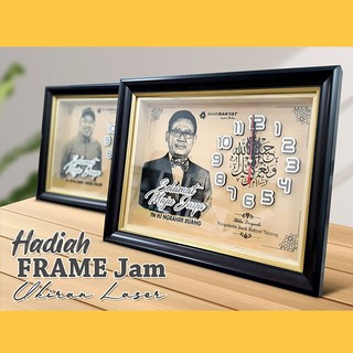 HADIAH Frame Jam Custom Ukiran Kayu Hadiah Persaraan, Bersara, Pencen ...