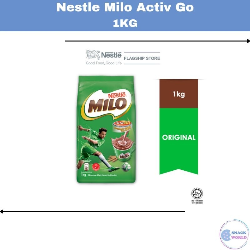 Nestle Milo Activ Go Original Pack 1KG | Shopee Malaysia