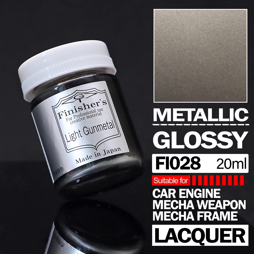 Finisher's Lacquer Paint - Light Gunmetal | Shopee Malaysia