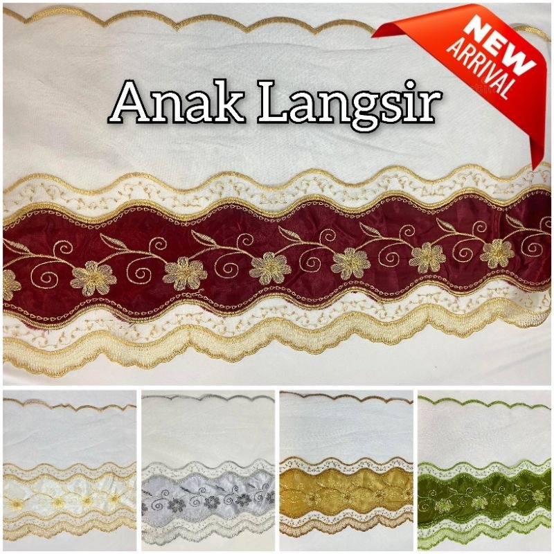 Anak Langsir Organza Sulam | Shopee Malaysia