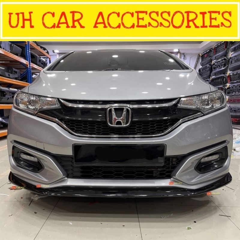 HONDA JAZZ 17-20 FACELIFT TAKERO FRONT BUMPER V LIP FRONT LIP FRONT ...