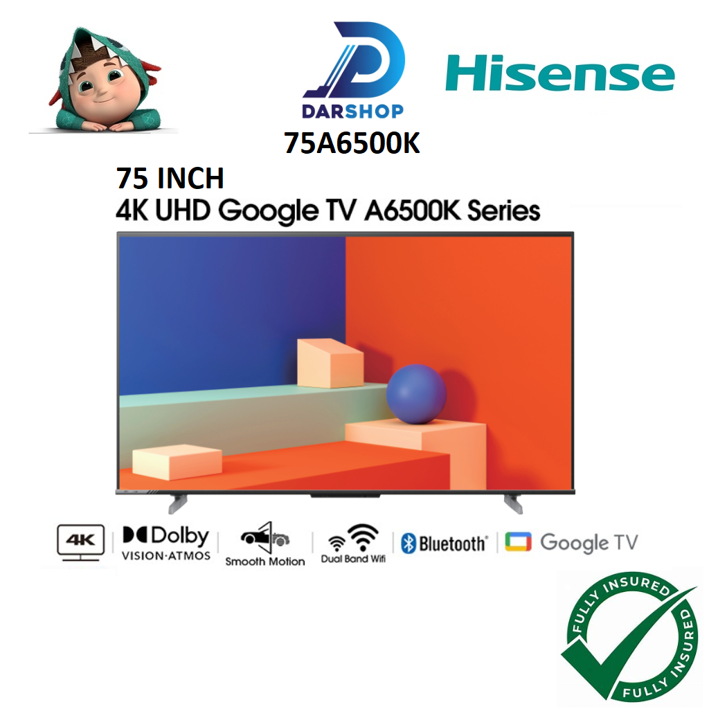 Hisense 75 Inch 4K Smart TV UHD Google TV NEWER Android TV 75 ...