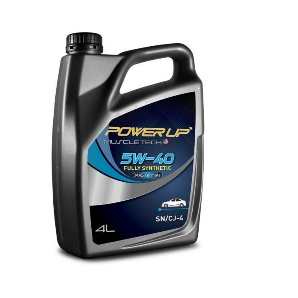 PETROL ENGINE OIL - Power Up Muscle Tech Fully Synthetic 5W-40 MAS ...