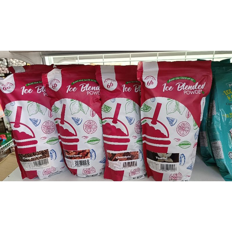 66 Sixty Six Viral Ice Blended Powder Serbuk Air Balang 1kg / 500g ...