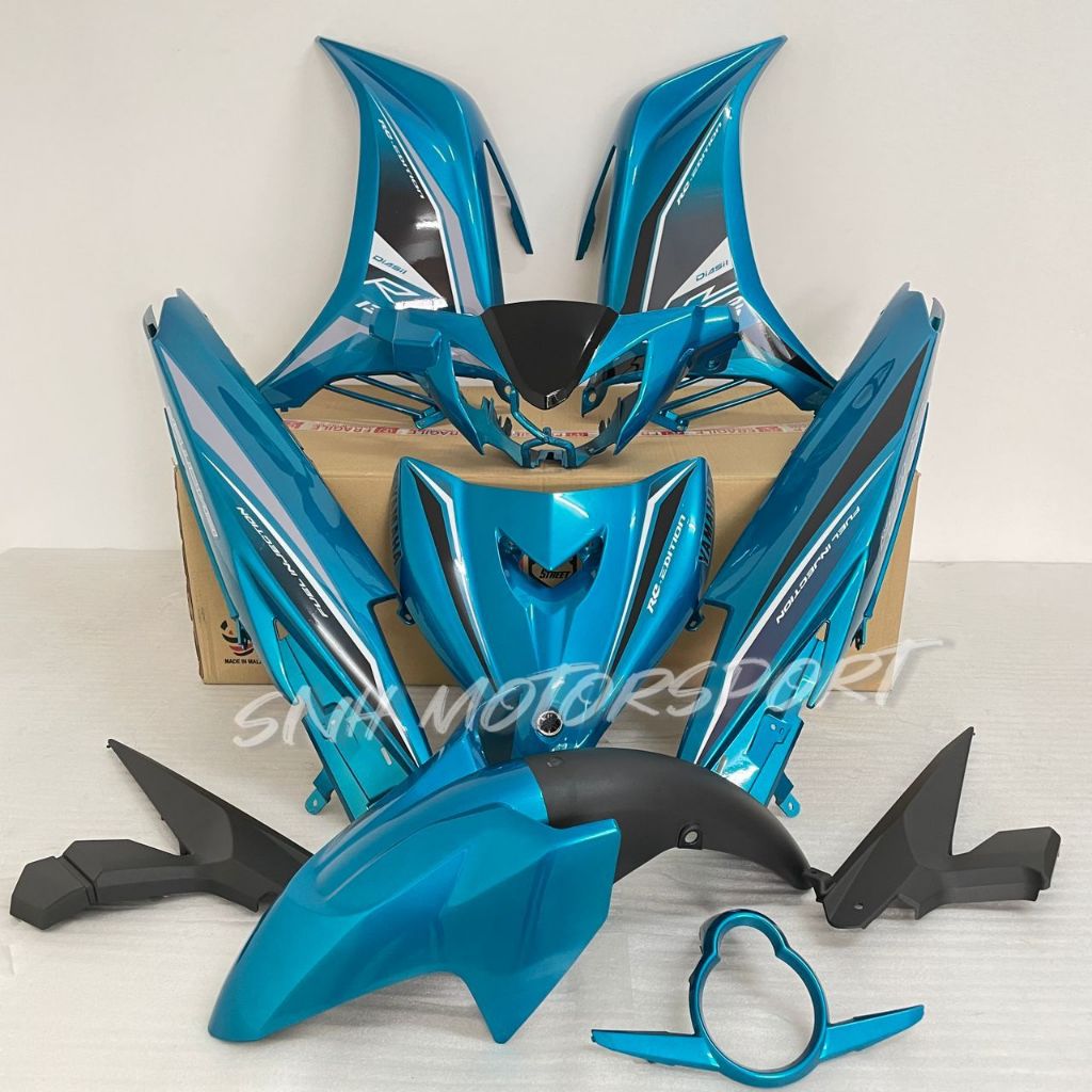 HBL Body Cover Full Set With Sticker Siap Tampal Sticker 2019 Exciter ...