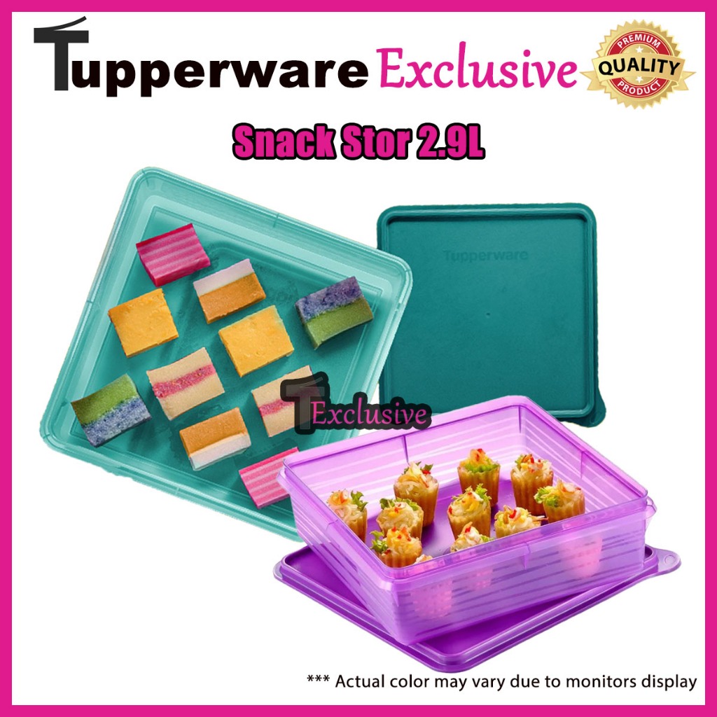 Tupperware Brands Snack Stor 2.9L Sandwich Keeper Brownies Keeper ...
