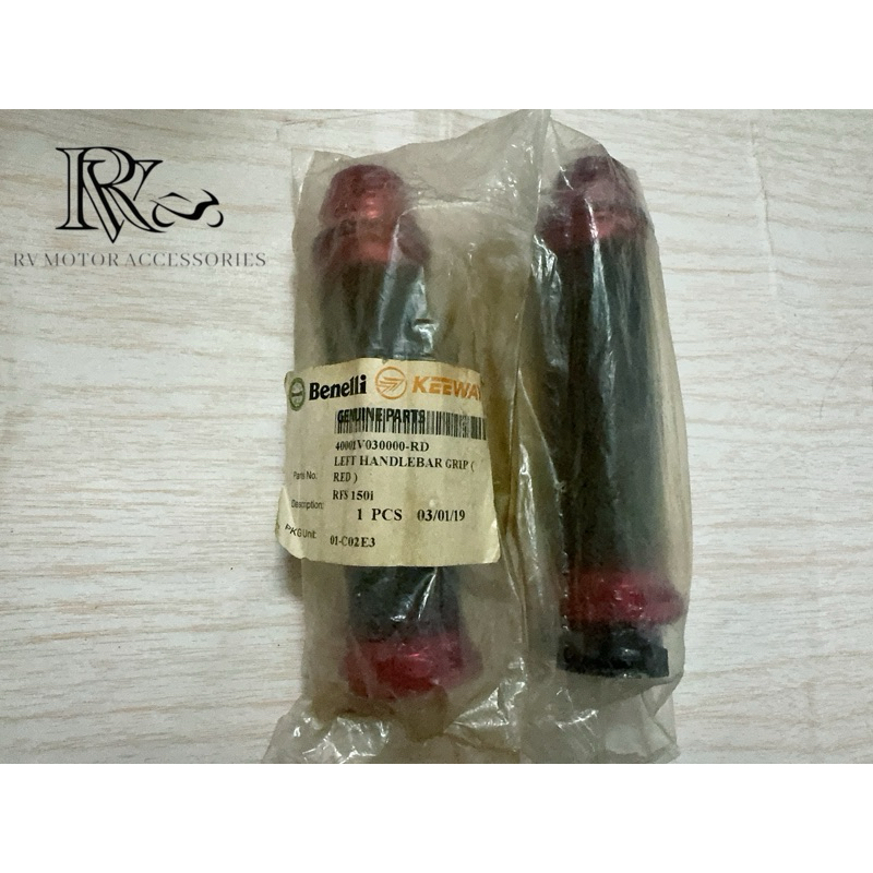Benelli RFS150i Original Benelli Left / Right Handlebar Grip -Red ...