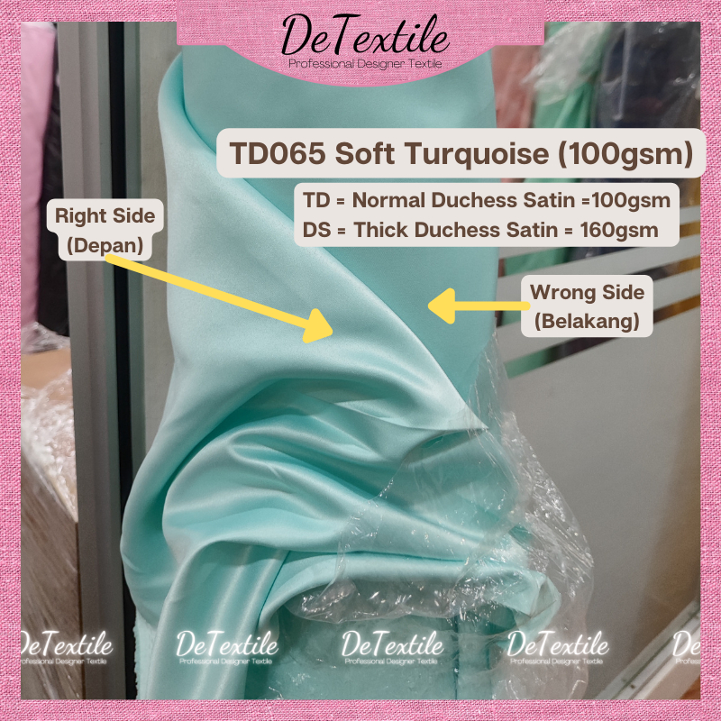 DeTextile Heavy Premium Duchess Satin Bridal Satin Fabric for Wedding ...