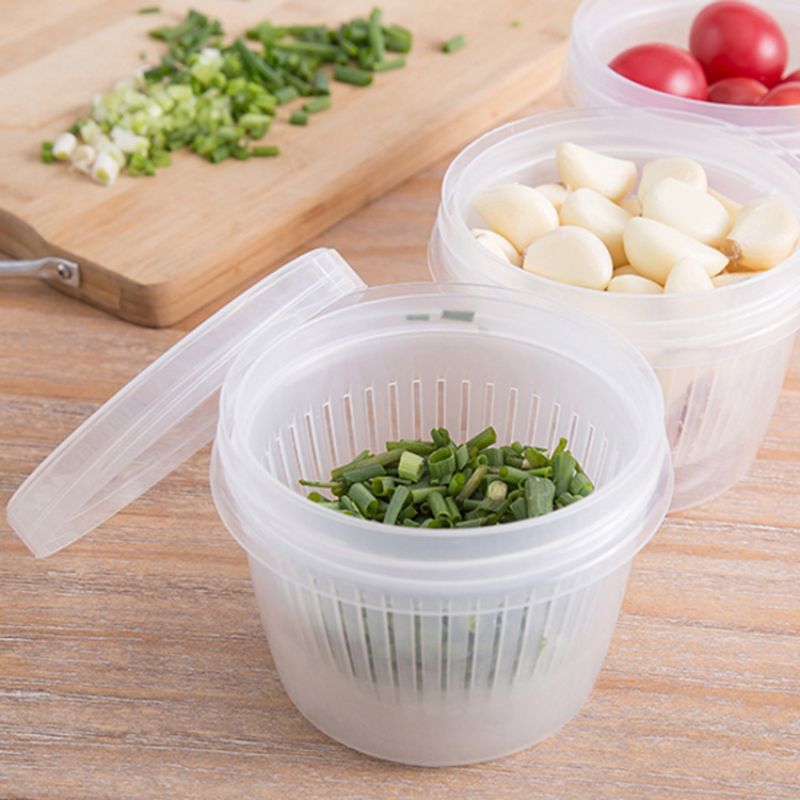 01449, PP5 food grade plastic onion vegetable storage box with filter ...
