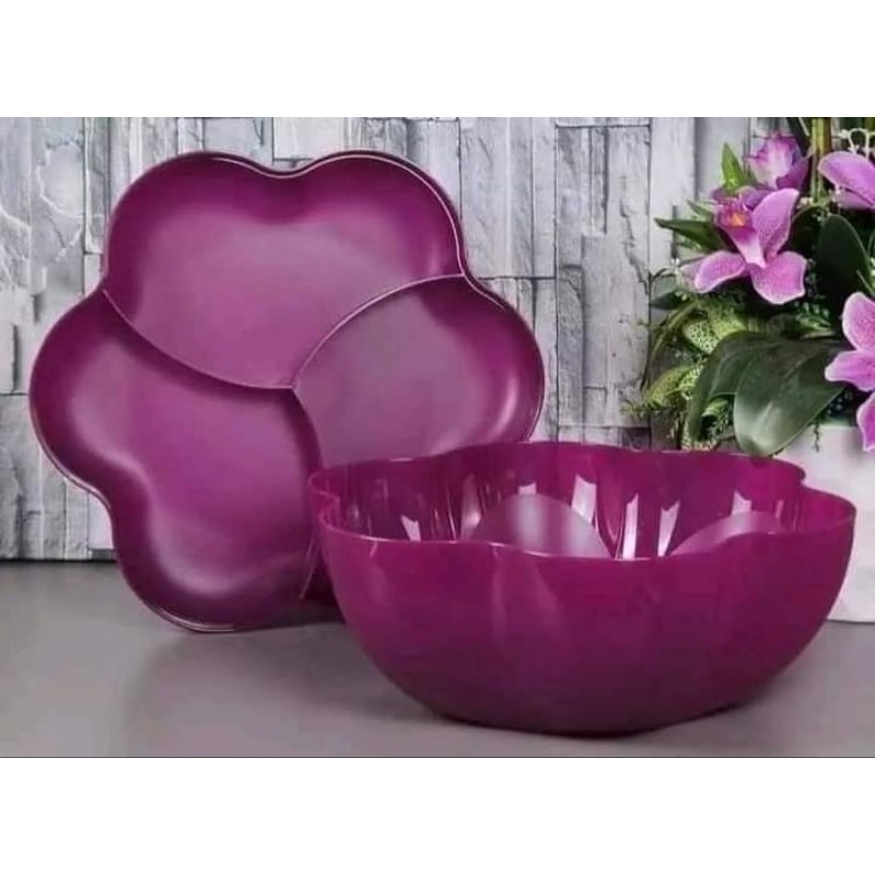 Tupperware Triple Snack Bowl 5.6L (1 pc) | Shopee Malaysia