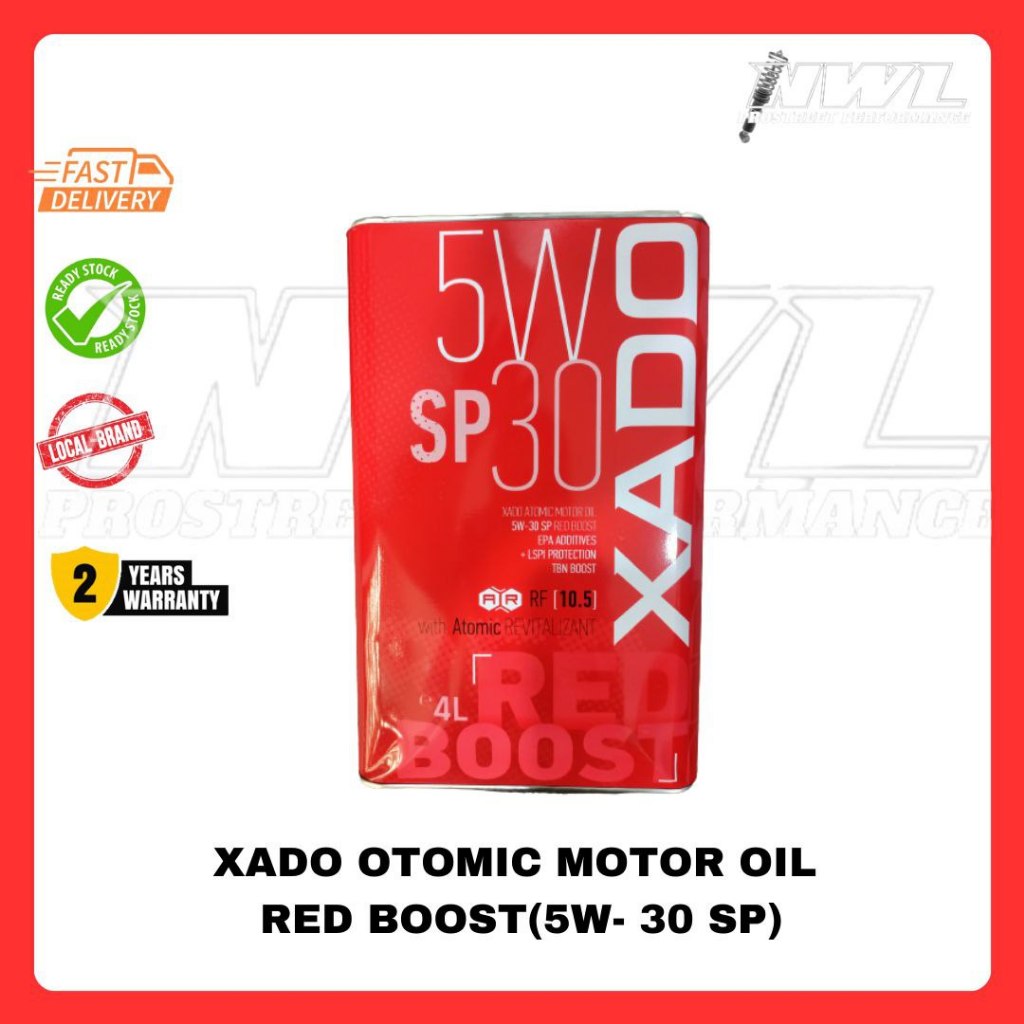 XADO OTOMIC MOTOR OIL RED BOOST (5W-30SP) | Shopee Malaysia