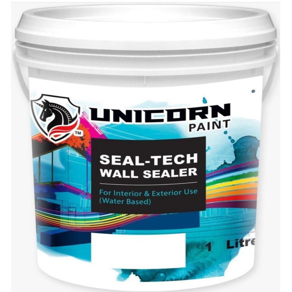 UNICORN PAINT SEAL TECH WALL SEALER FOR INTERIOR & EXTERIOR - 1 Litre ...