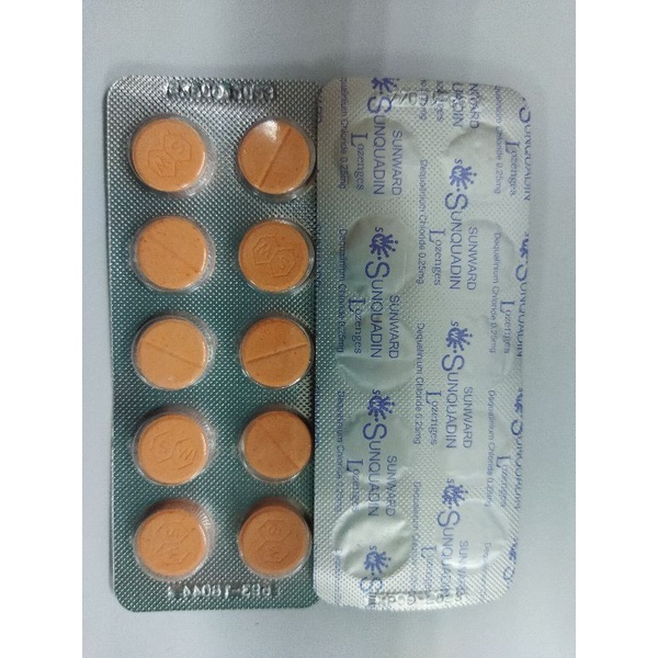 SUNWARD SUNQUADIN LOZENGES (SAKIT TEKAK) 10'S (EXP:12/2025) | Shopee Malaysia