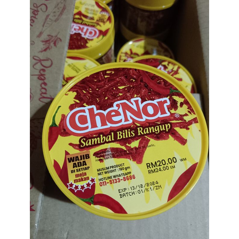 Che Nor Sambal Bilis Rangup (160g) | Shopee Malaysia