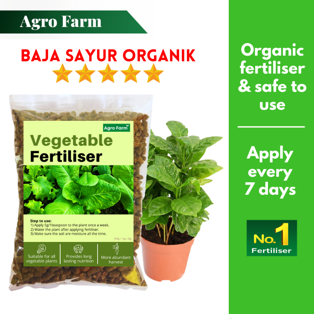 Agro Farm Organic Vegetable Fertilizer / Baja Organik / Fertiliser ...