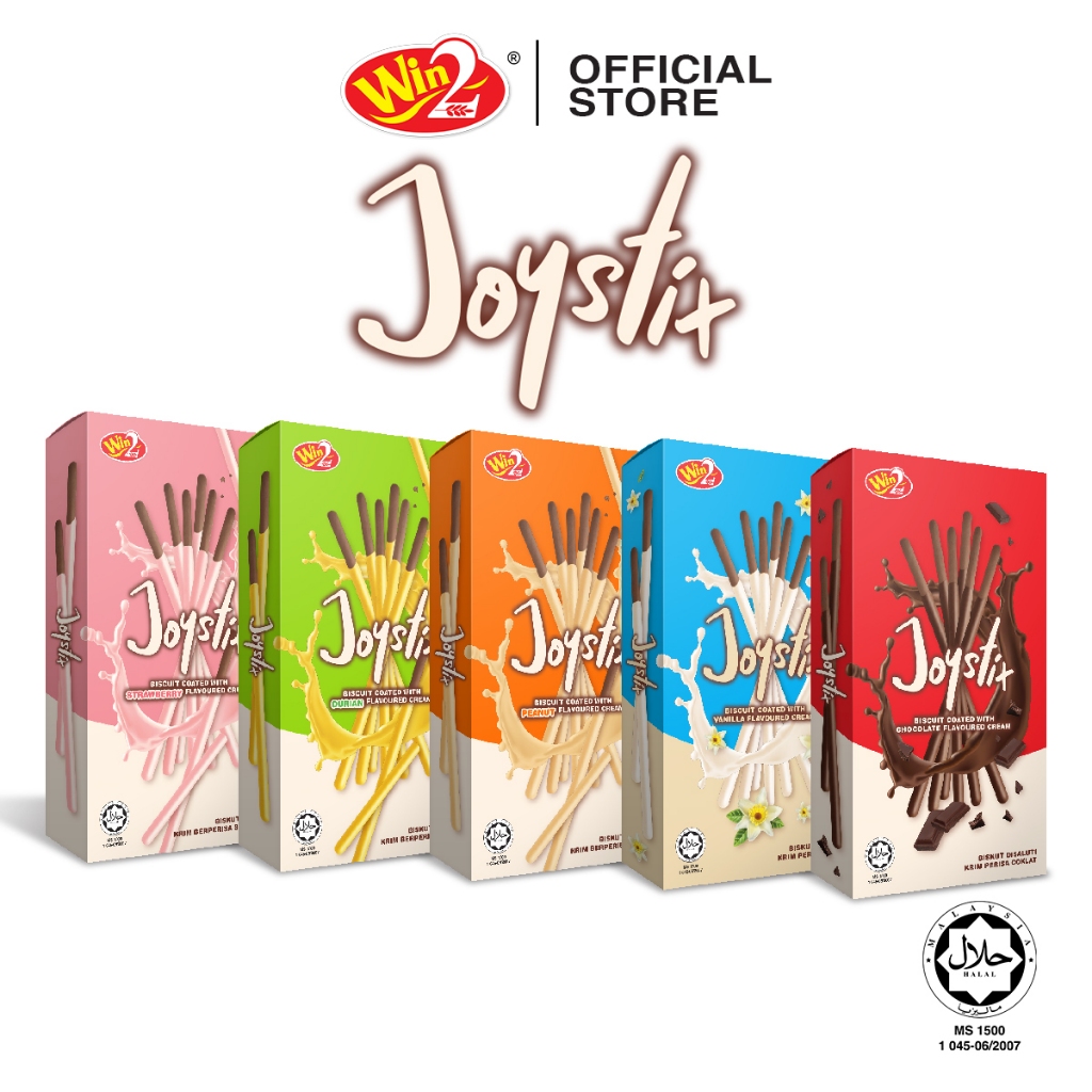 WIN WIN FOOD JOYSTIX Biscuit Coated With Cream BOX CHOCOLATE STICK ...