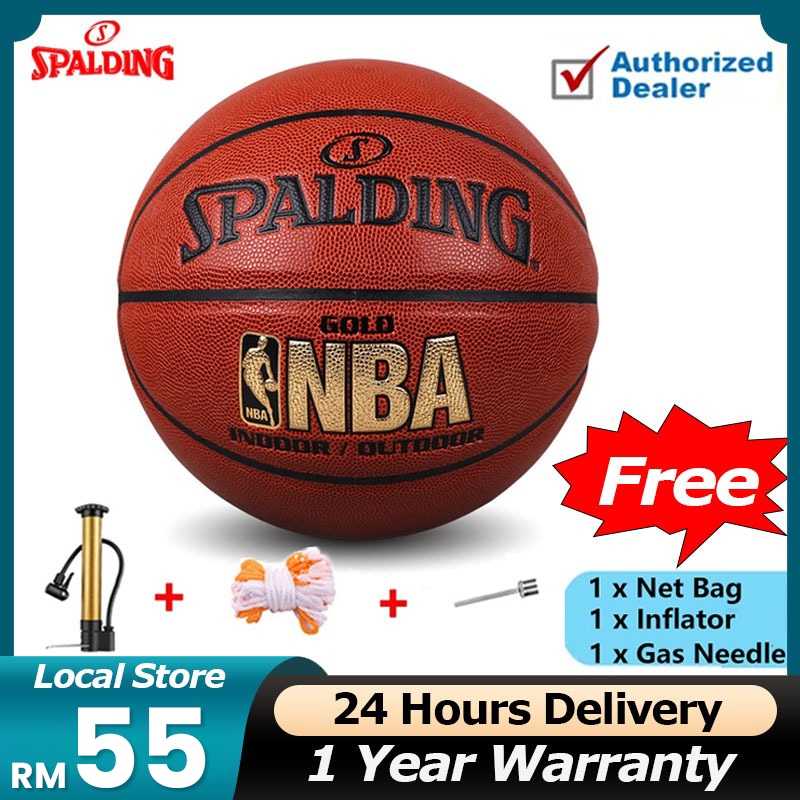 [With PUMP] Original SPALDING NBA Category 7 Basketball Ball FIBA ...