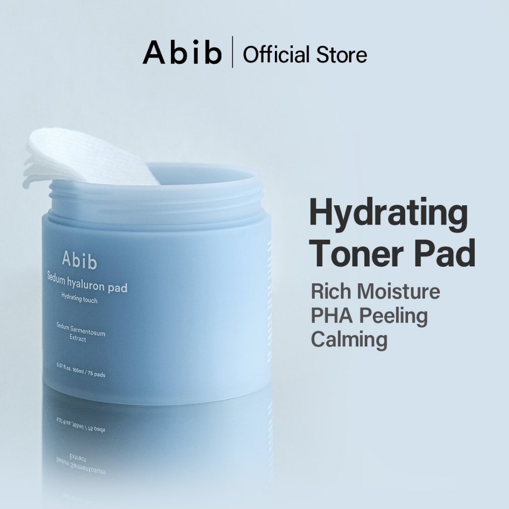 Abib Sedum Hyaluron Pad Hydrating Touch (165ml x 75 Pads) | Shopee Malaysia