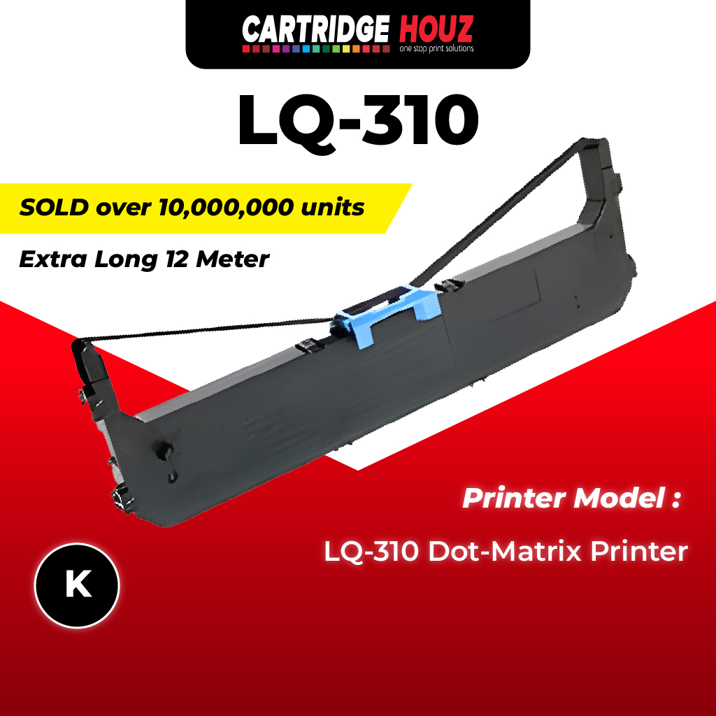 Compatible Epson LQ-310 ribbon FOR LQ 310 DOT-MATRIX Printer Ribbon ...