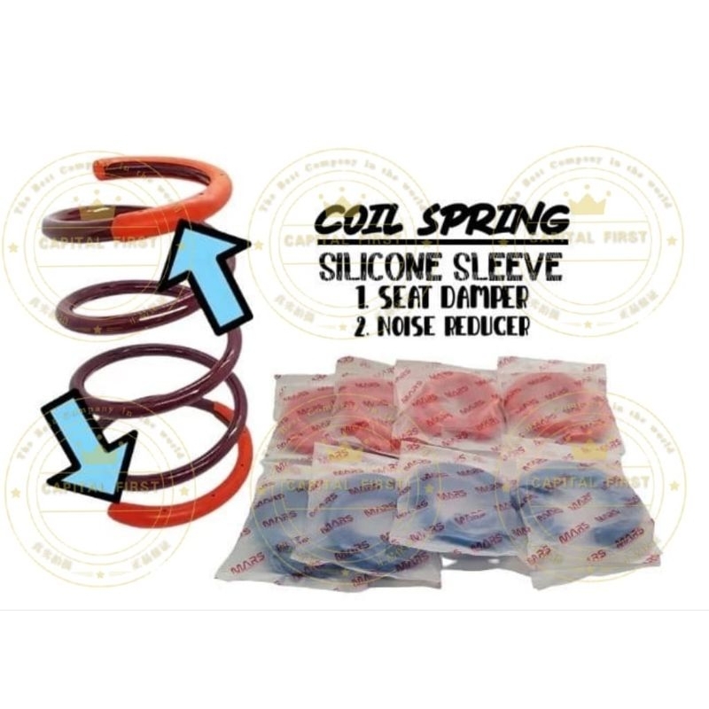 UNIVERSAL SILICONE COIL SPRING DAMPER RUBBER BUSH Proton,Perodua,Honda ...
