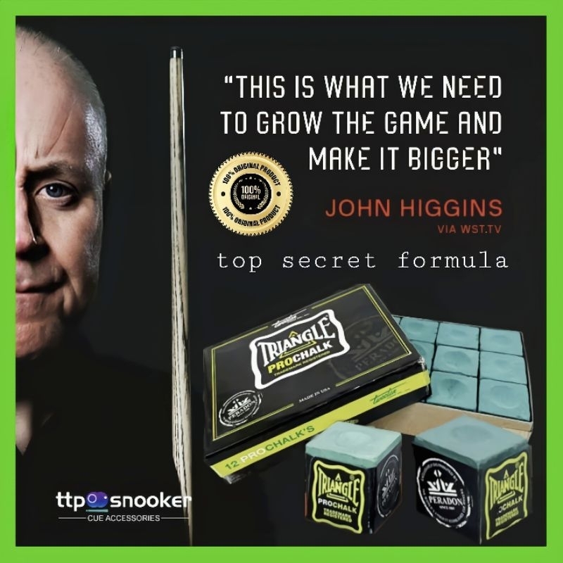 Original 🇺🇸 USA PERADON triangle pro snooker cue chalk | Shopee Malaysia