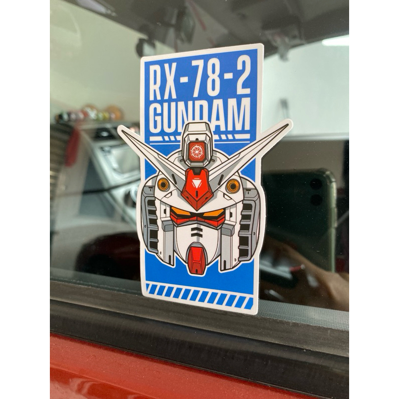 Gundam sticker / luggage sticker / water proof sticker | Shopee Malaysia