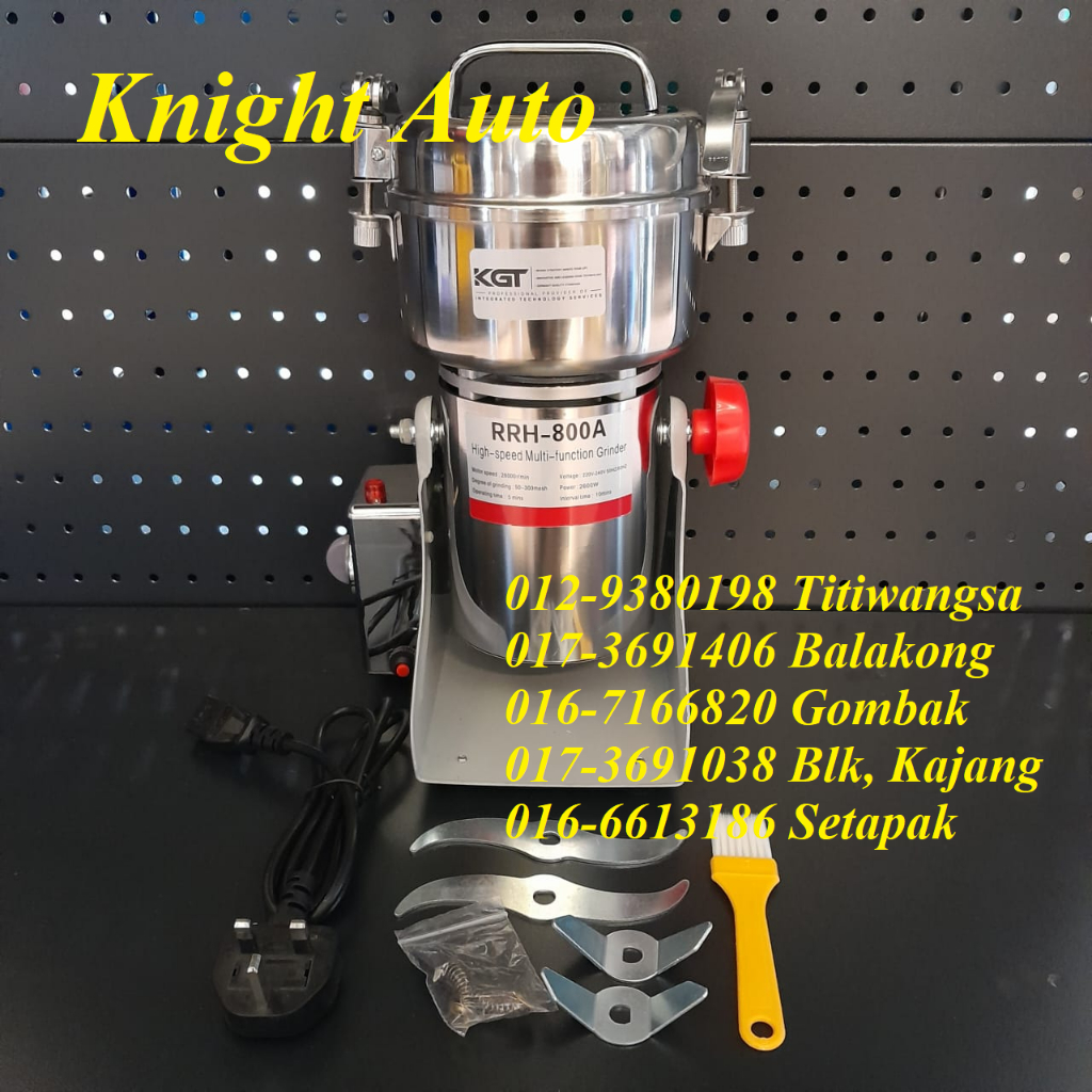 KGT Fully Stainless Steel Powder Grinder Dry Food/Herbs/Coffee Bean ...