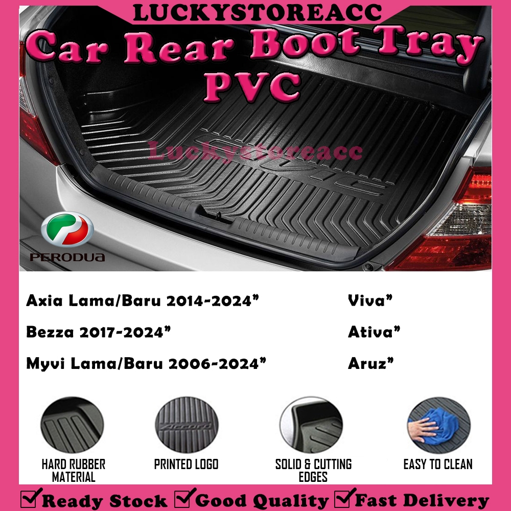 High Quality Custom Fit PVC Rubber Car Rear Trunk Cargo Boot Tray ...