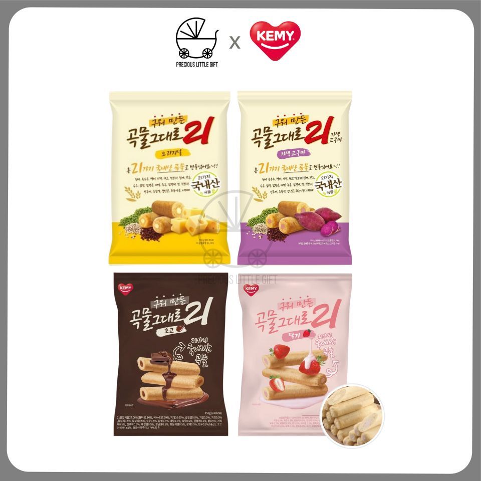 Kemy Baked Grain Crispy Roll 21 10gx15/s/pc – Cream Cheese / Purple ...