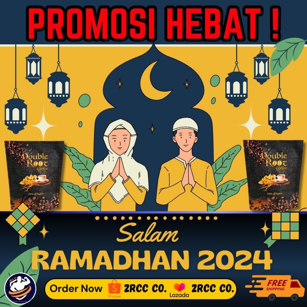 PROMOSI RAMADAN Kuat dan Bertenaga dengan Double Root Coffee with ...