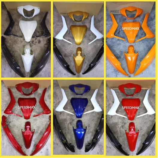SPACY HONDA ORIGINAL BODY COVER SET COLOUR PARTS - BLACK / PEARL WHITE ...