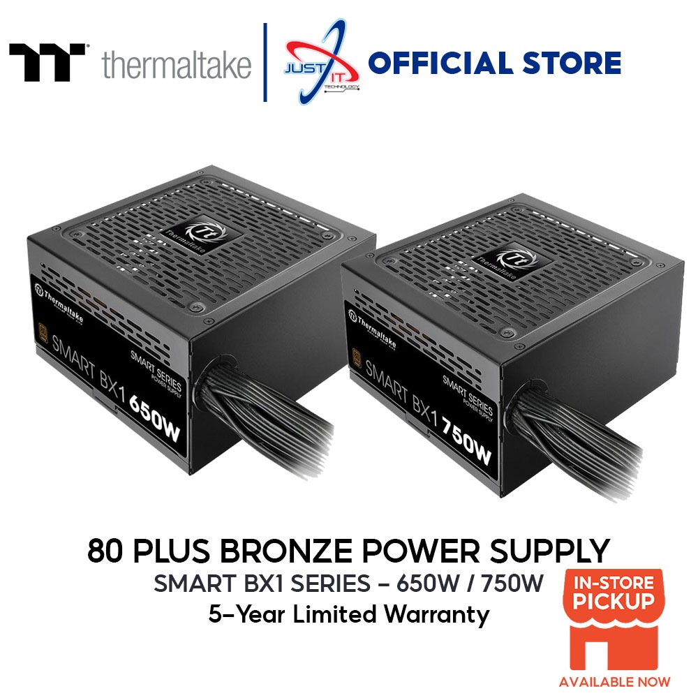THERMALTAKE SMART BX1 650W / 750W 80PLUS BRONZE POWER SUPPLY PSU | Shopee Malaysia