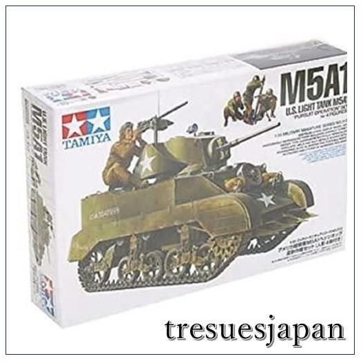 TAMIYA 1/35 Military Miniature Series No.313 US Army Light Tank M5A1 ...