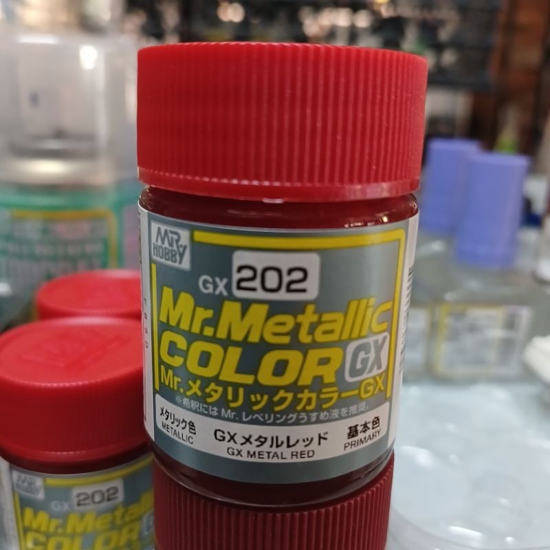 MR HOBBY MR COLOR GX202 MR METALLIC COLOR GX METAL RED | Shopee Malaysia