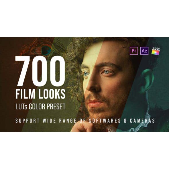 700 Film Looks - LUT Color Preset Pack (Premiere Pro, After Effects ...