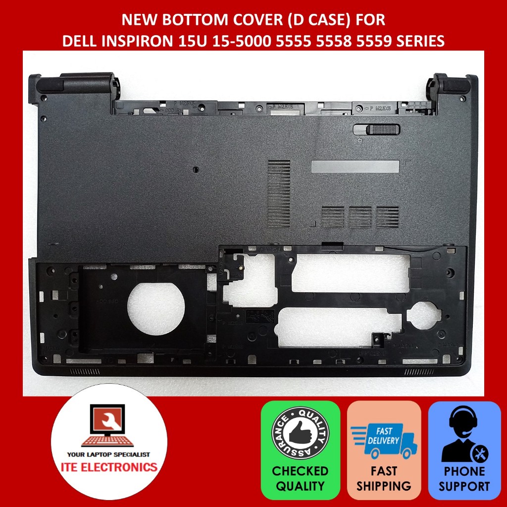 NEW DELL INSPIRON 15U 15-5000 5555 5558 5559 SERIES BOTTOM COVER D CASE ...