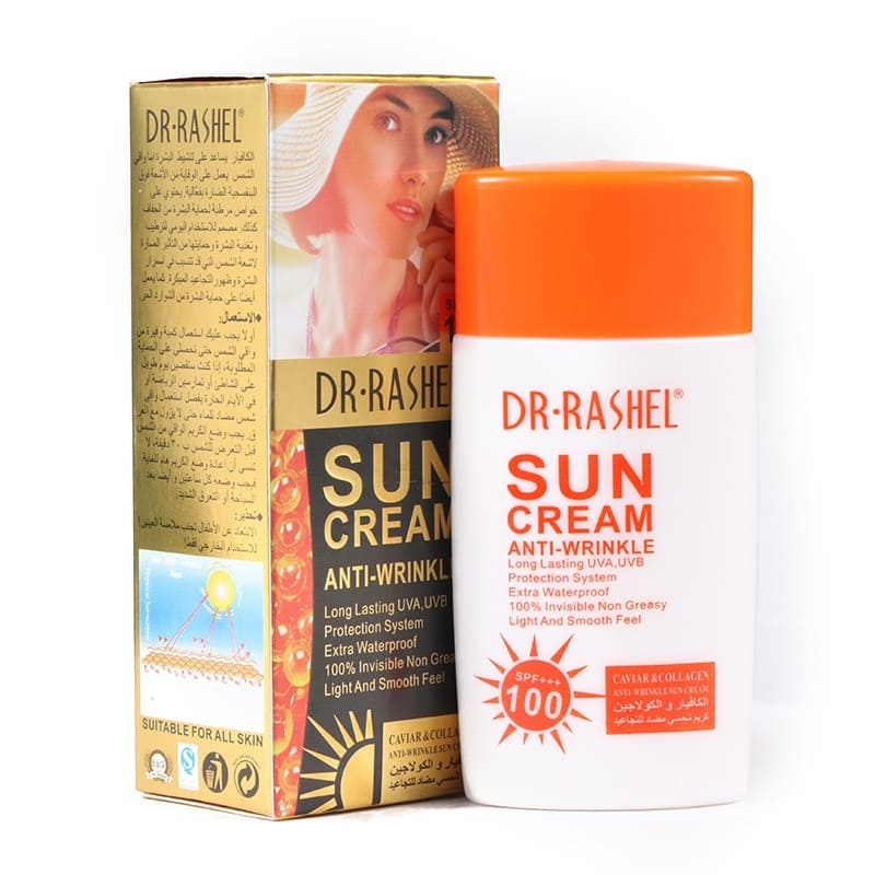 DR RASHEL SUN CREAM ANTI-WRINKLE SPF100+ EXTRA CAVIAR+COLLAGEN | Shopee ...