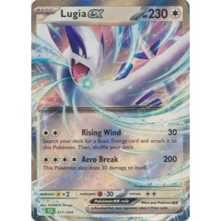 Pokemon tcg Lugia ex 017 034 CLV Lugia ex - 017/034 - CLV Pokemon Trading Card Game Classic ...